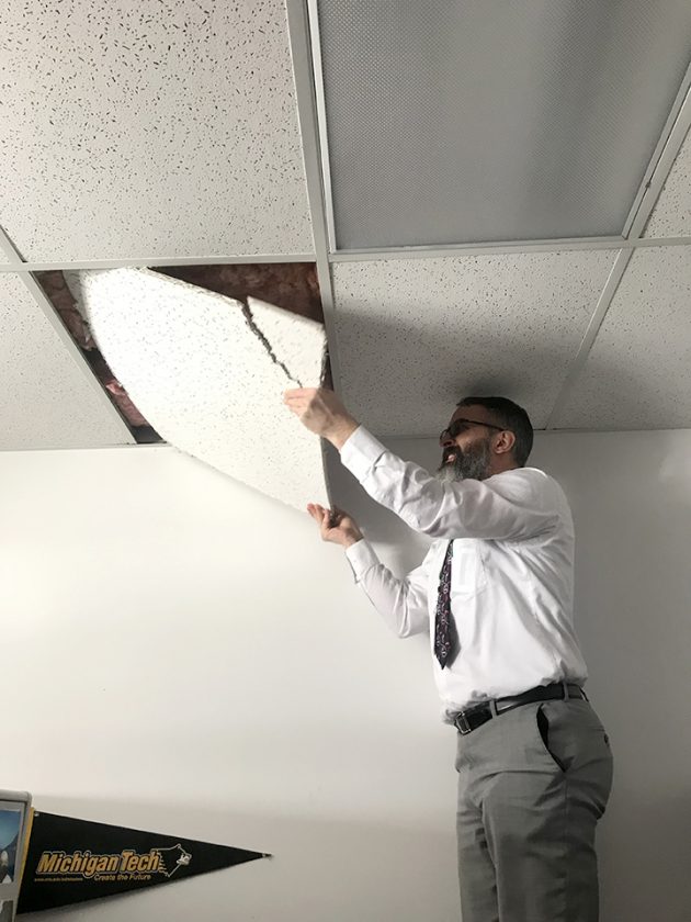 Repair Ceiling Tiles Falling Down